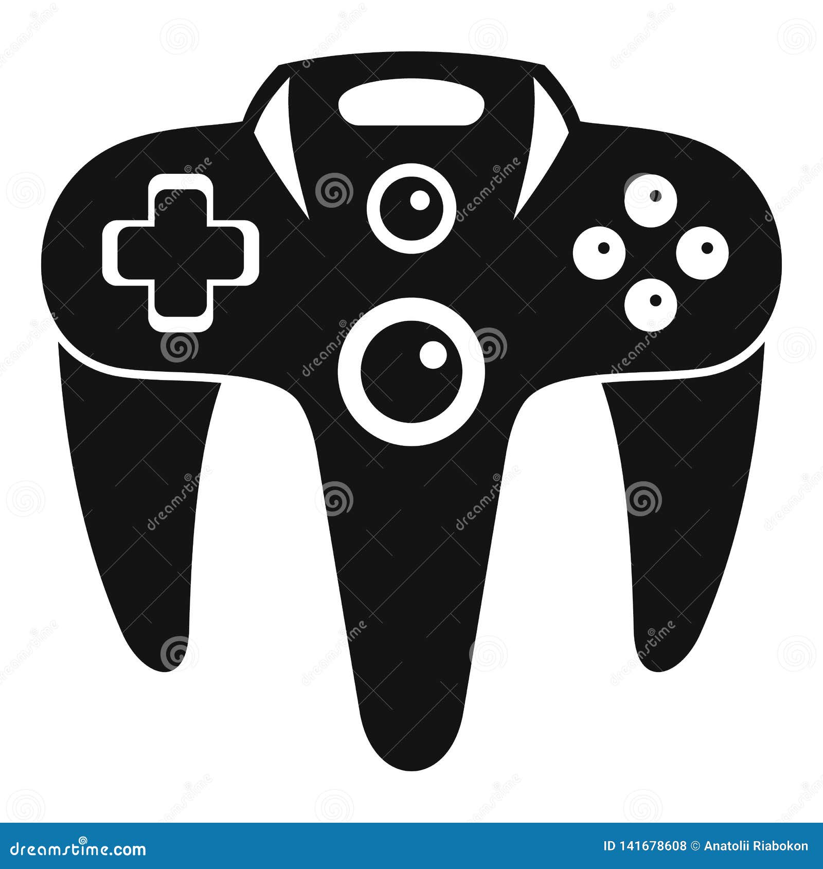 Futuristic Game Controller Icon, Simple Style Stock Vector ...