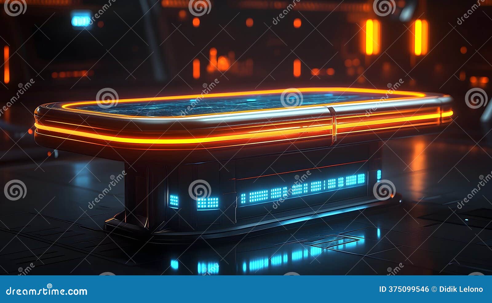 Futuristic Gaming Hub: 3D Rendering Of Spaceship Interior With Control ...