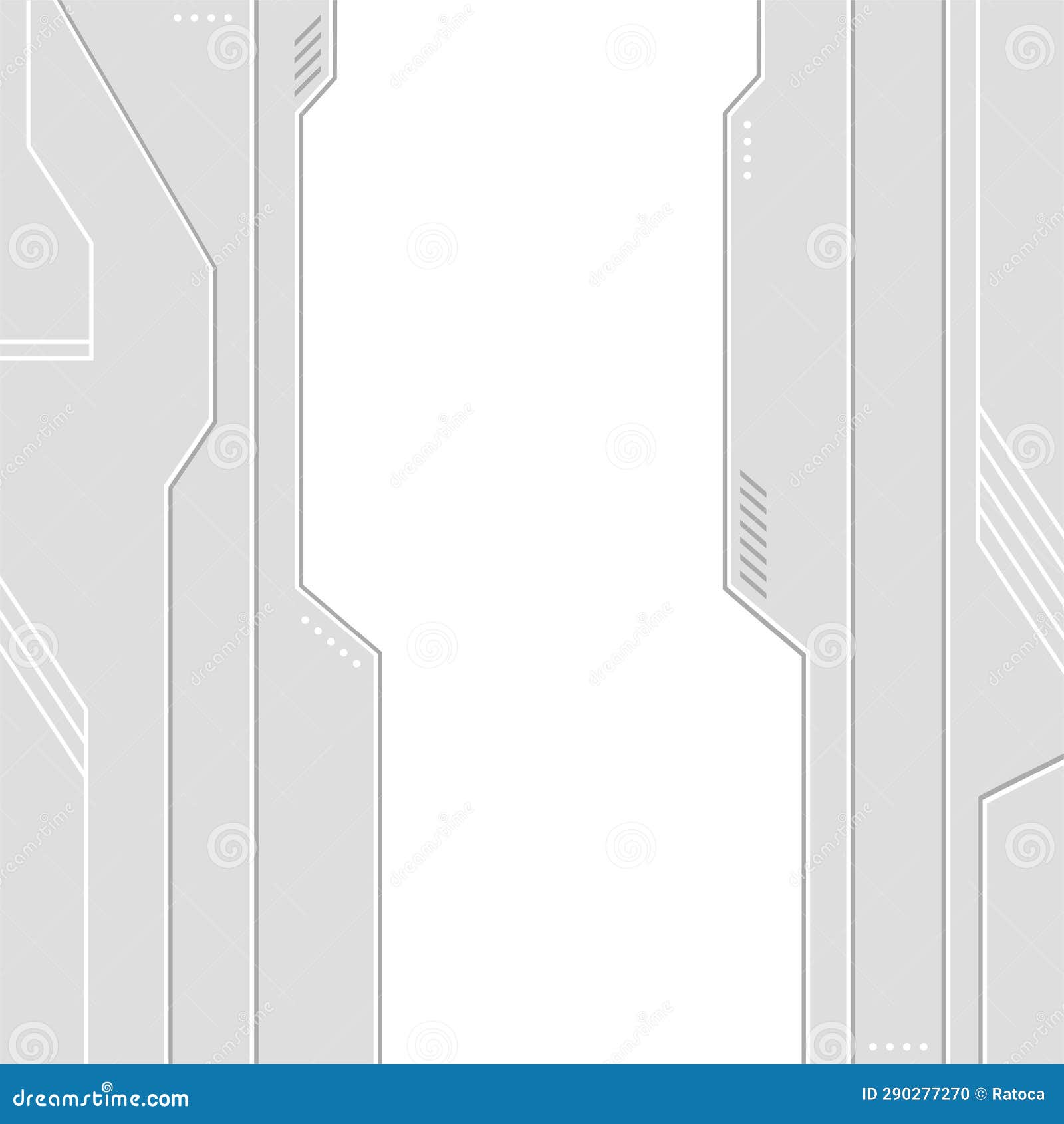 Futuristic gate design stock vector. Illustration of astronomy - 290277270