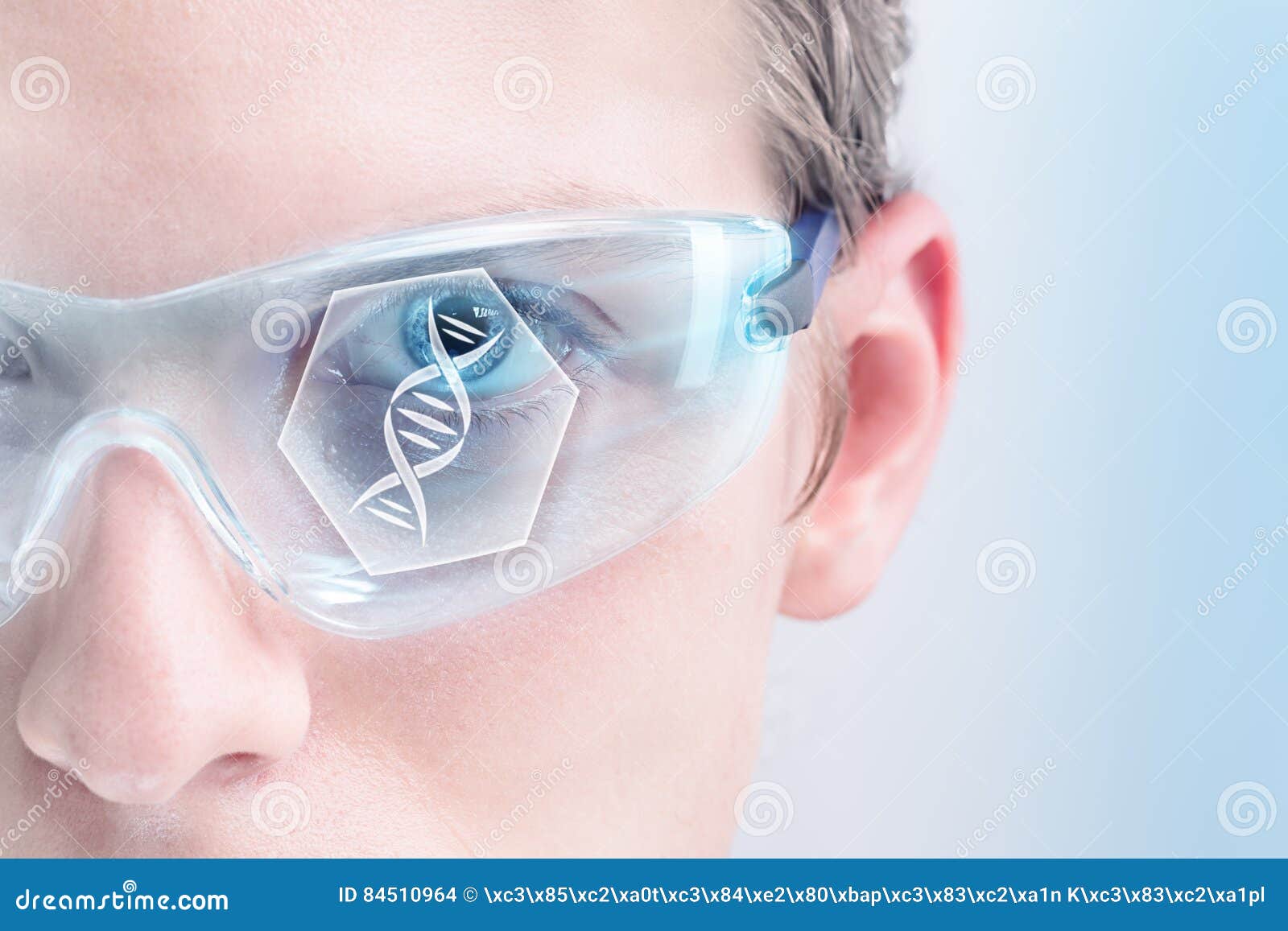 Futuristic genetics stock photo. Image of hospital, analysis - 84510964