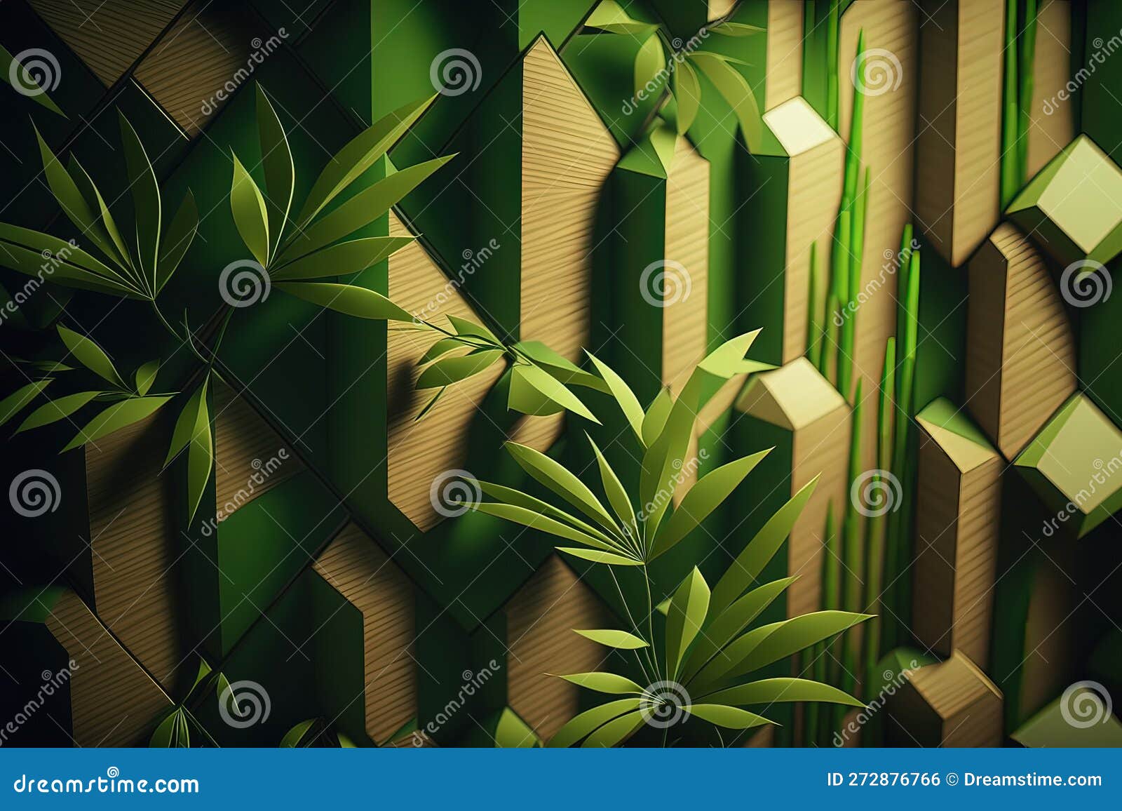 Futuristic Geodesic Ecological Interior of the Wall Inside the House ...
