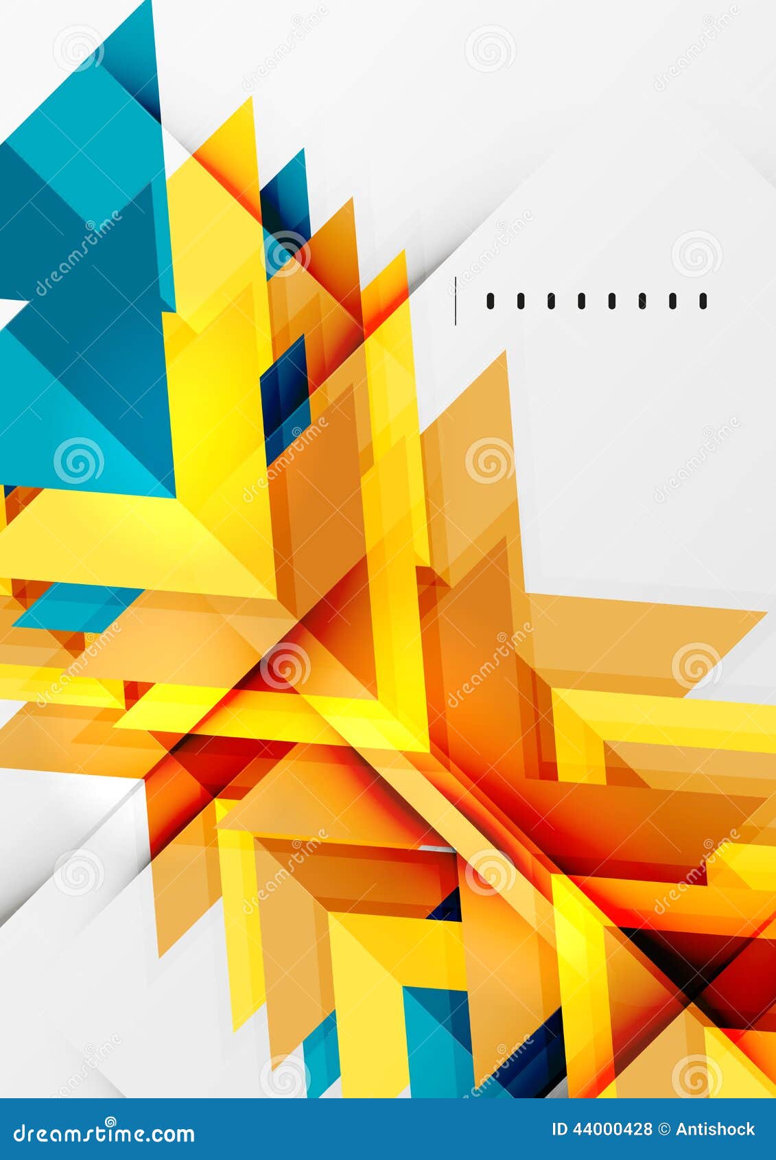 Futuristic Geometric Shapes, Minimal Design Stock Vector - Illustration ...