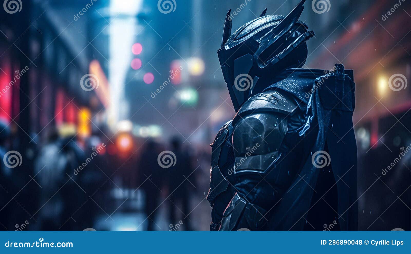 Futuristic Gladiator: Ai-generated Artwork Stock Photo | CartoonDealer ...