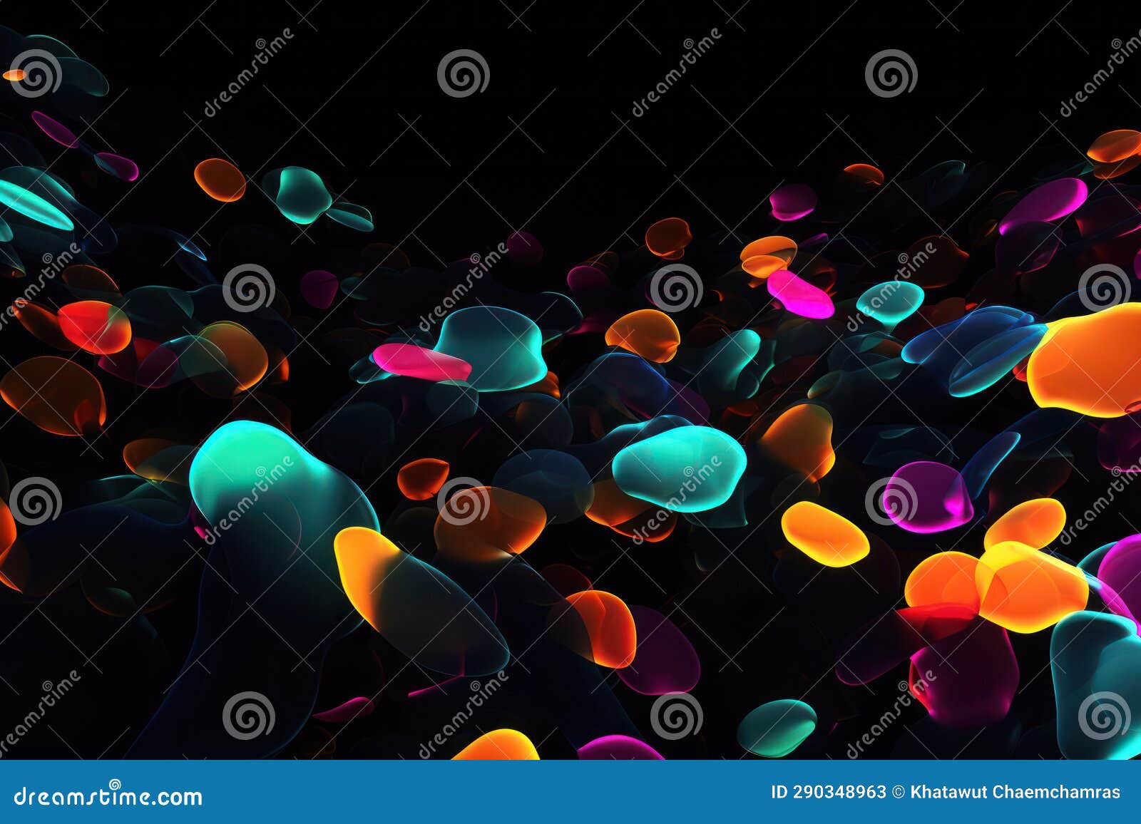Futuristic Glass Discs: Abstract 3D Render Background, a Vision of ...