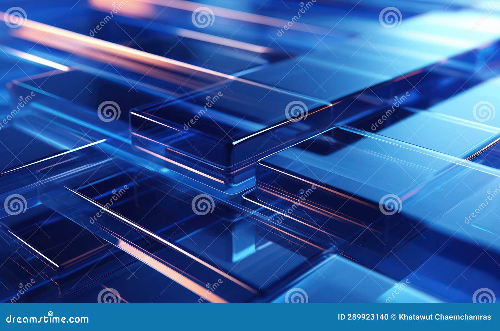 Futuristic Glassy Transparence: 3D Render Abstract Background - Evoking ...