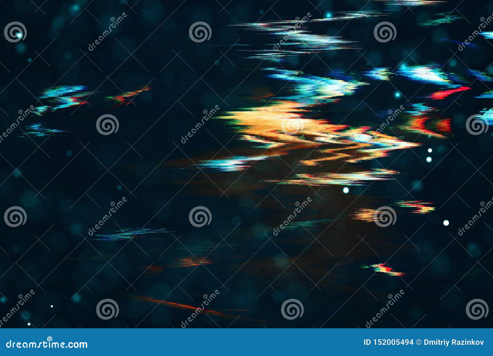 Futuristic Glitch Background. Abstract Pixel Noise Glitch Error Video ...