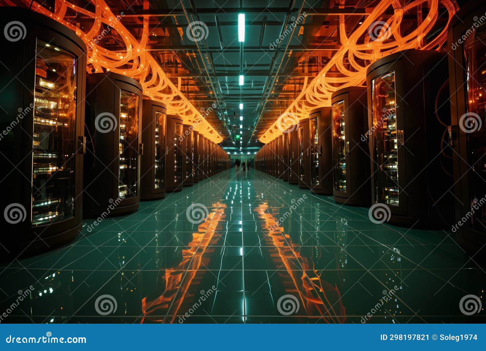 Futuristic Global Data Processing Center, Infrastructure for ...