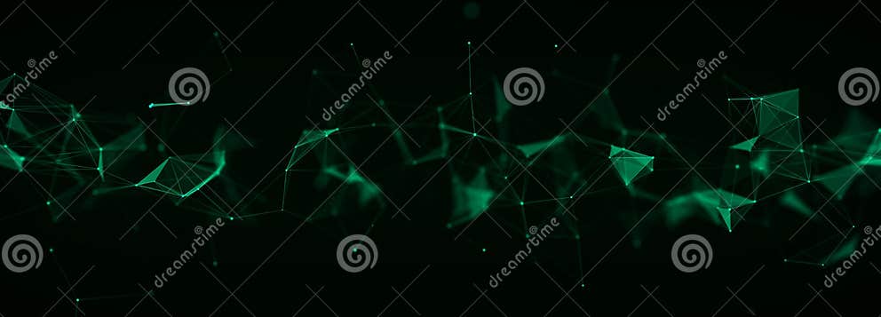 Futuristic Global Network Connection Structure. Cyber Security Digital Data Flow. Science ...