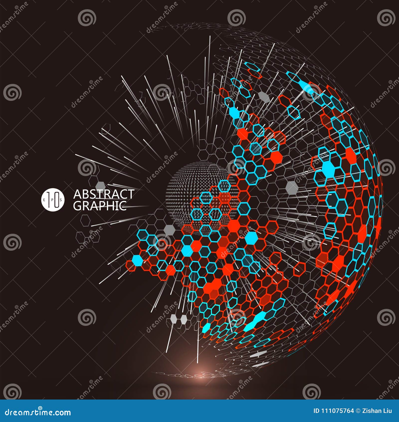 Futuristic Globalization Interface. Stock Illustration - Illustration ...