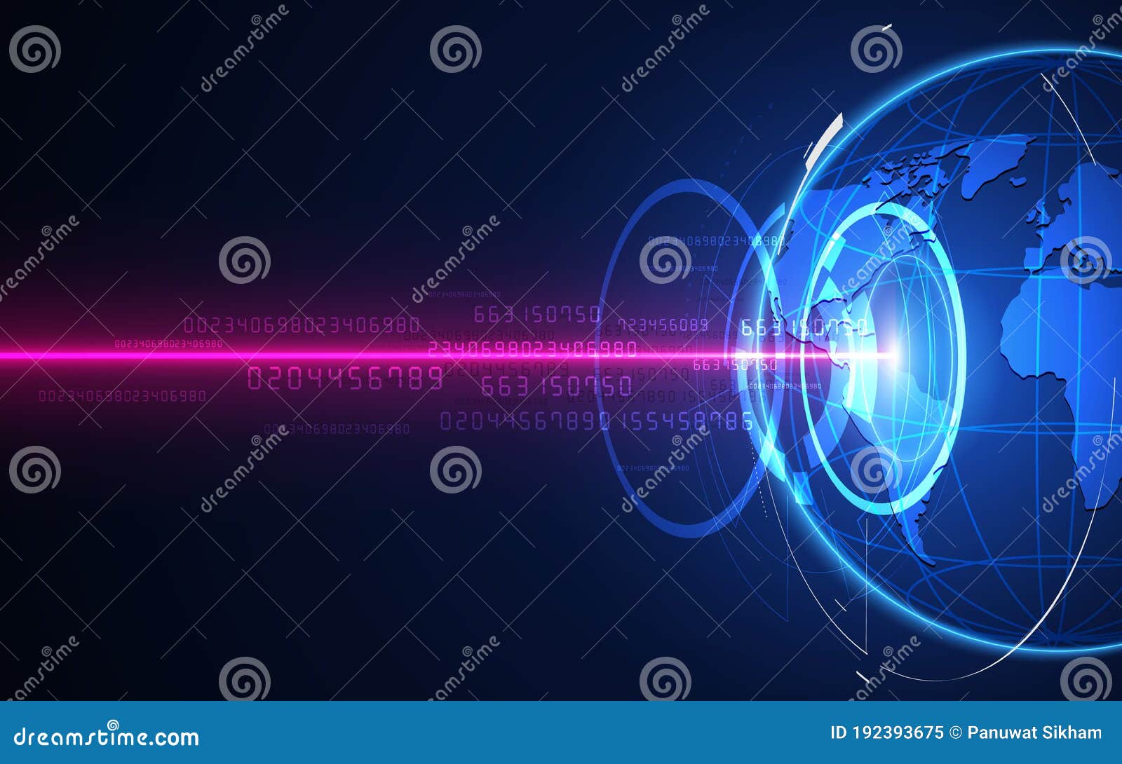 Futuristic Globalization Interface, a Sense of Science and Technology ...