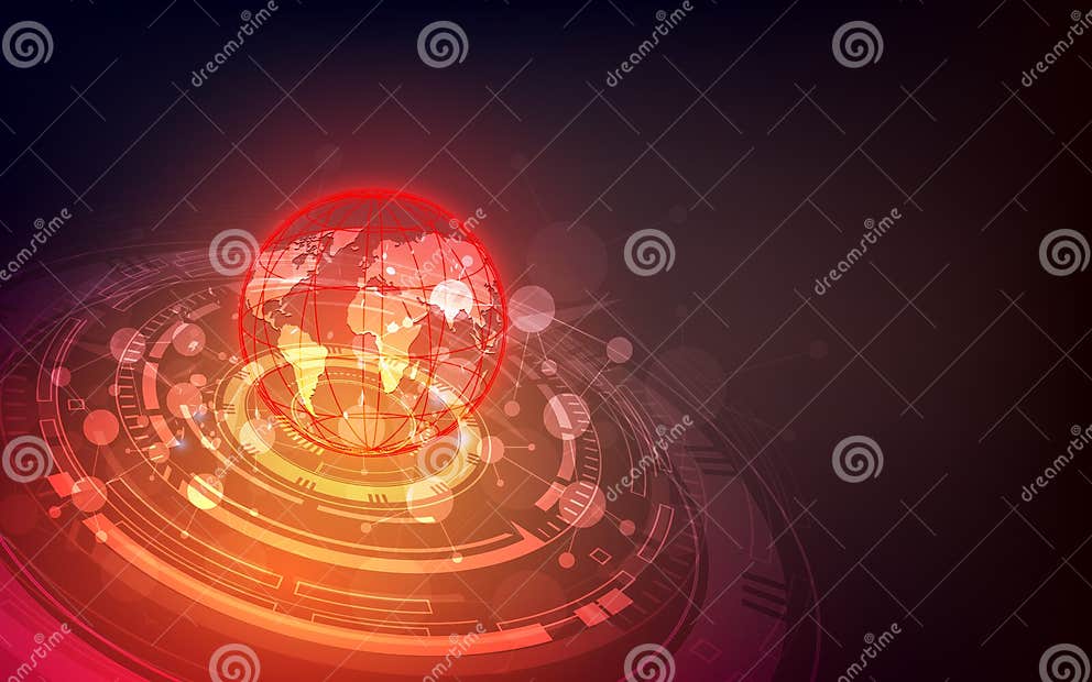 Futuristic Globalization Interface, a Sense of Science and Technology ...