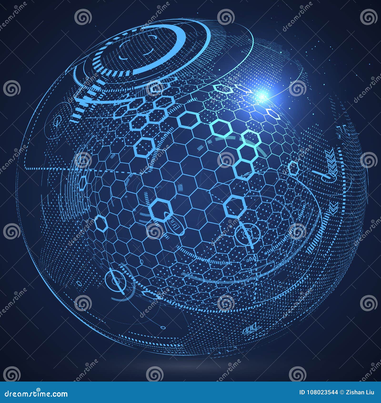 Futuristic Globalization Interface, A Sense Of Science And Technology ...