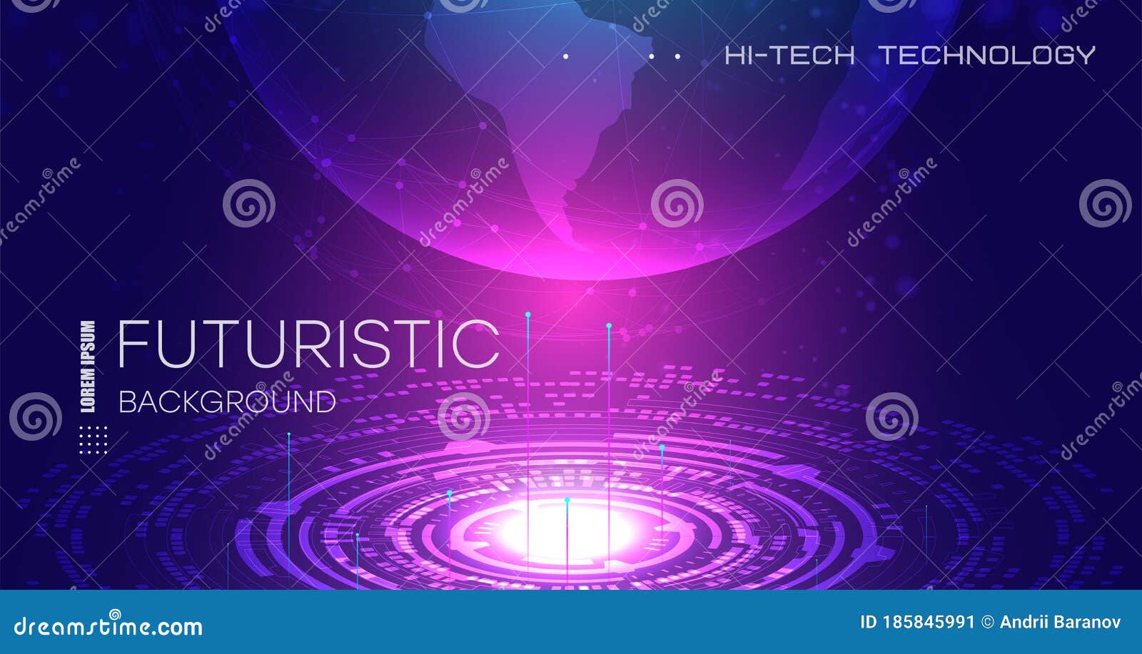 Futuristic Globalization Interface, a Sense of Science and Technology ...