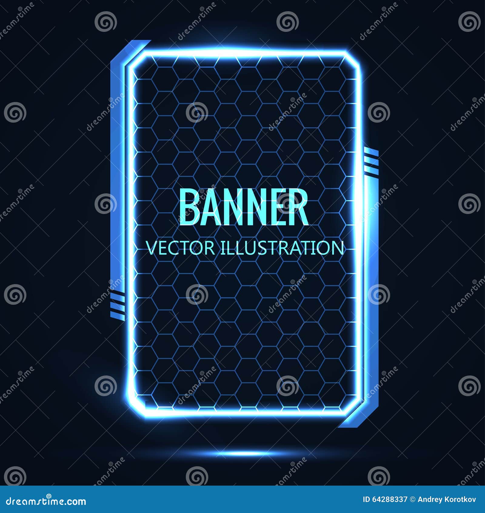 Futuristic Glowing Background Vector Illustration Stock Vector ...