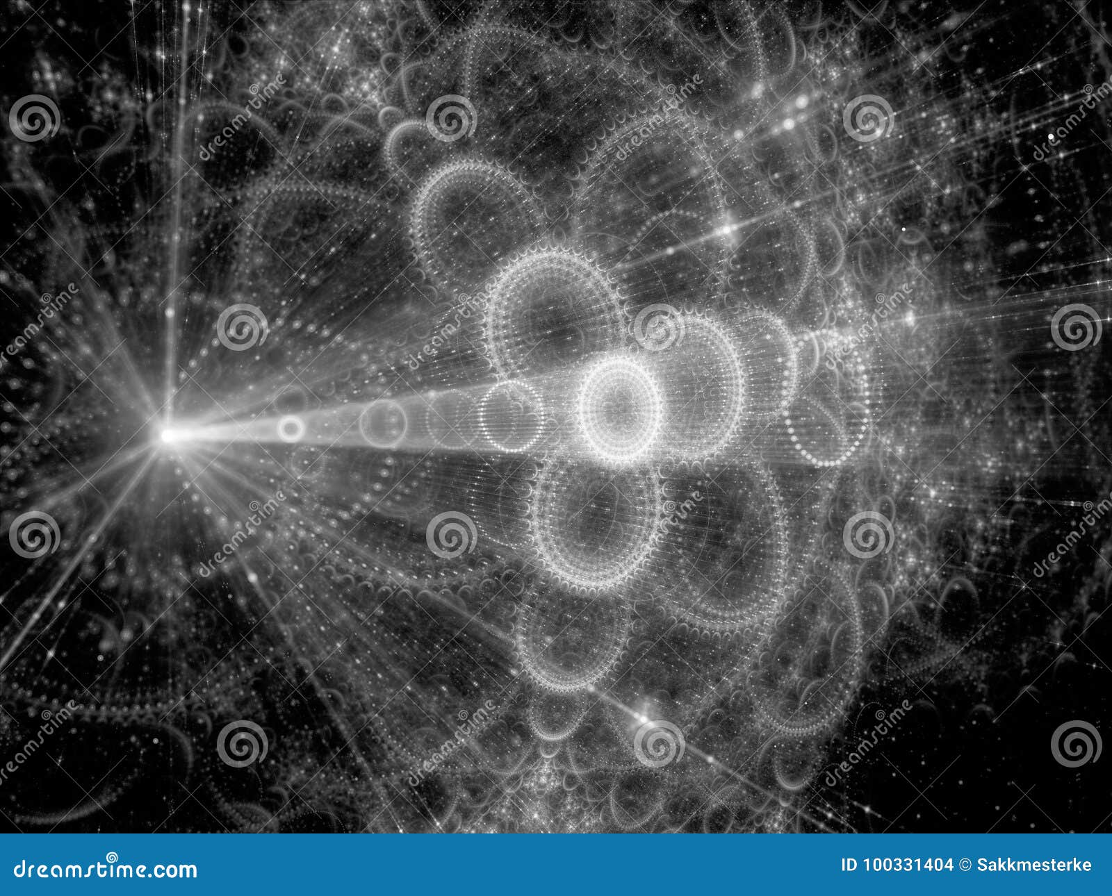Futuristic Glowing Gears in Space Texture Stock Illustration ...