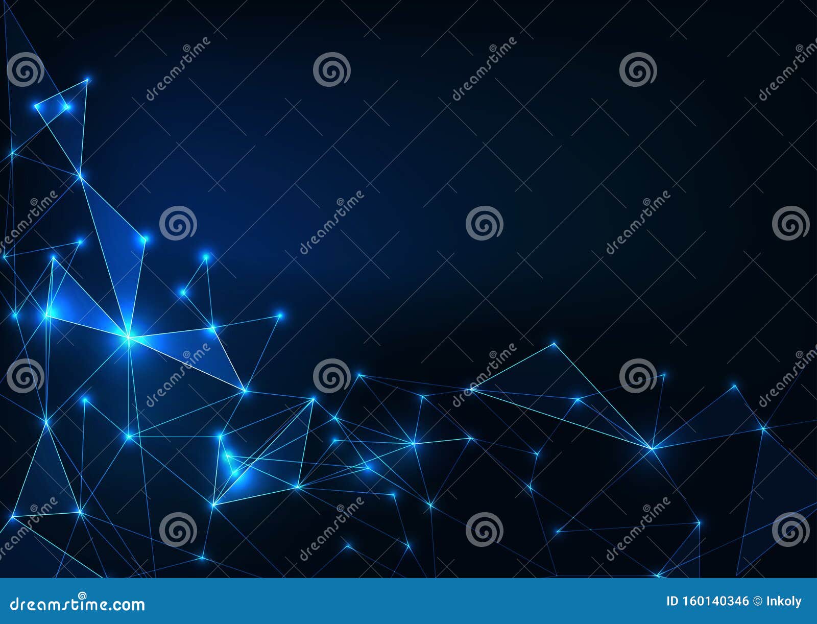 Blue Artificial Intelligence Head Technology Background,AI Deep ...