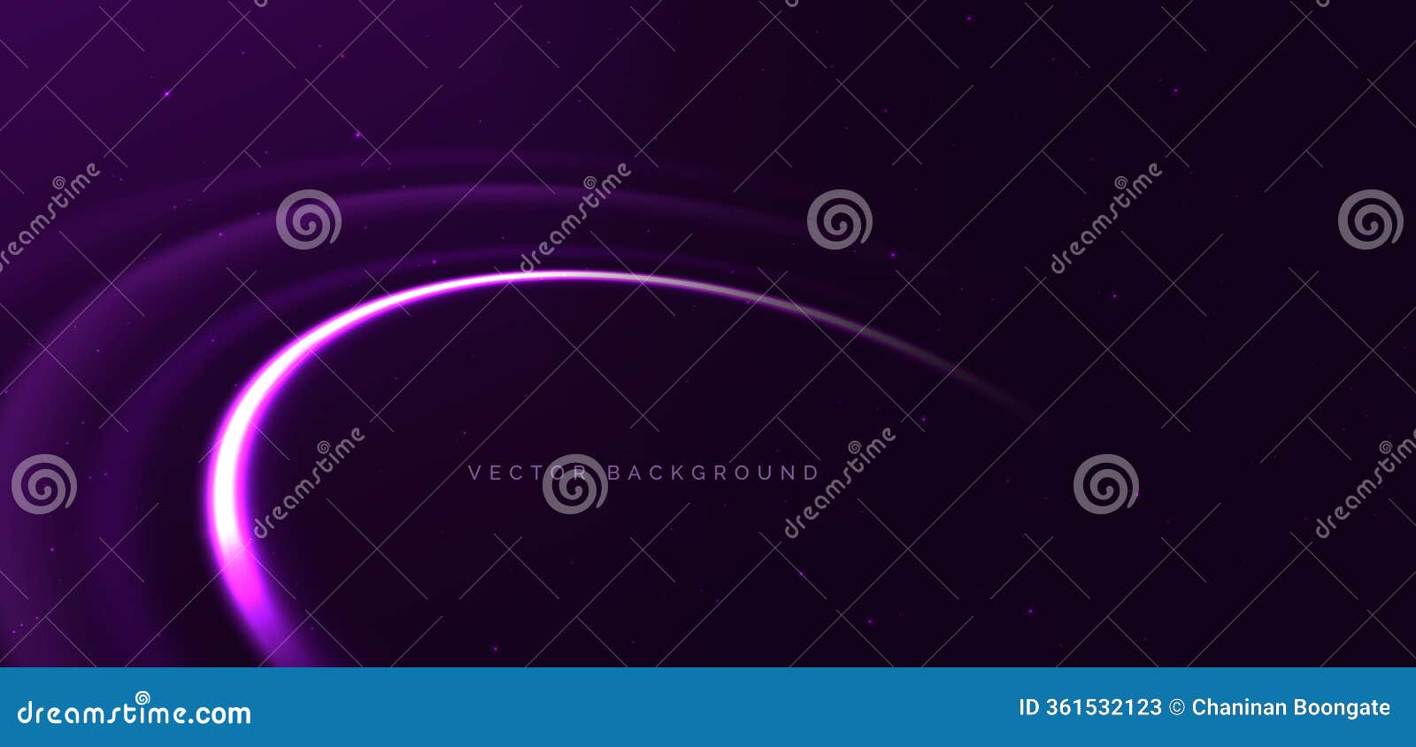 Futuristic Glowing Purple Curved Rays with Speed Motion Moving on Dark ...
