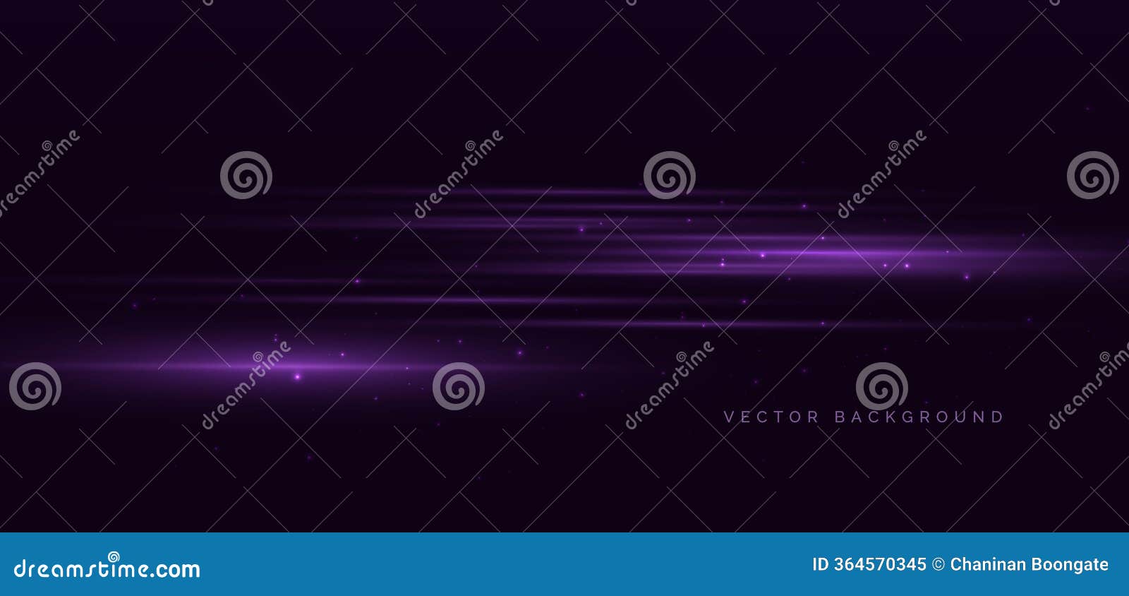 Purple Horizontal Light Effect Of Lens Flares Vector Illustration ...