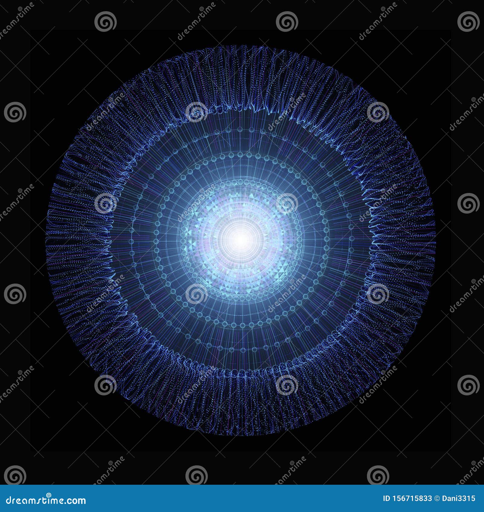 Futuristic Glowing Sci-Fi Element Isolated on Black Stock Illustration ... Futuristic Glowing Sci-Fi Element Isolated on Black Stock Illustration ...