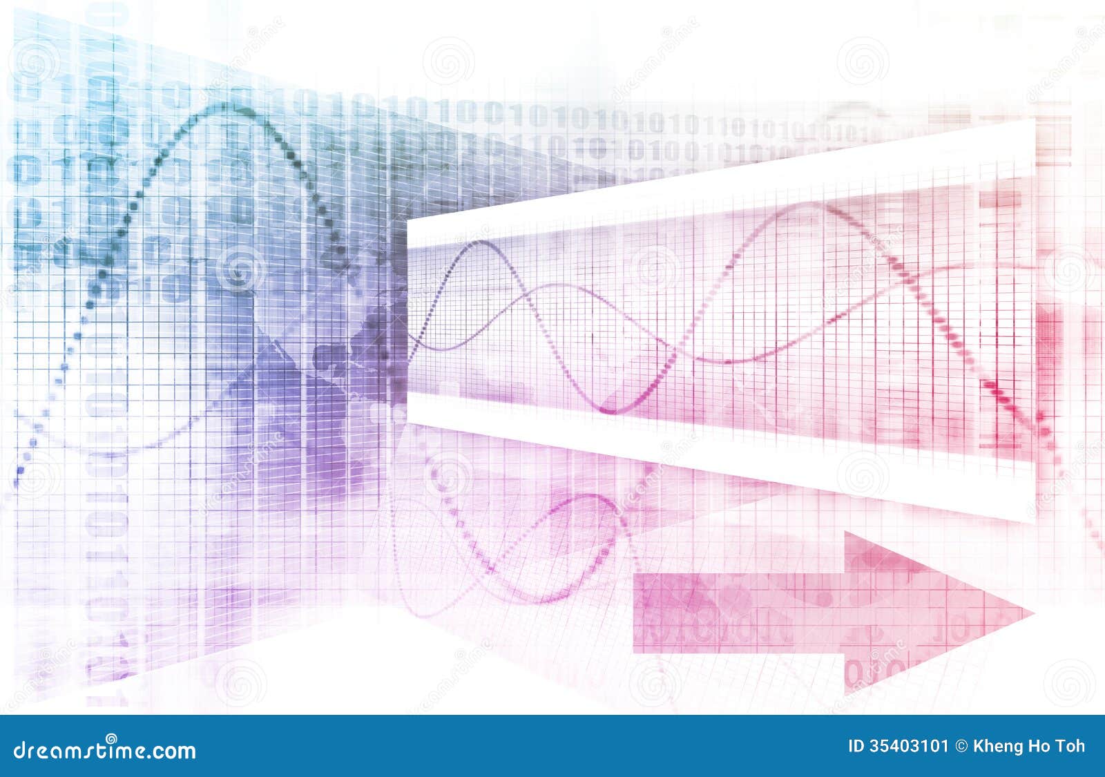 Futuristic Graph stock illustration. Illustration of corporate - 35403101