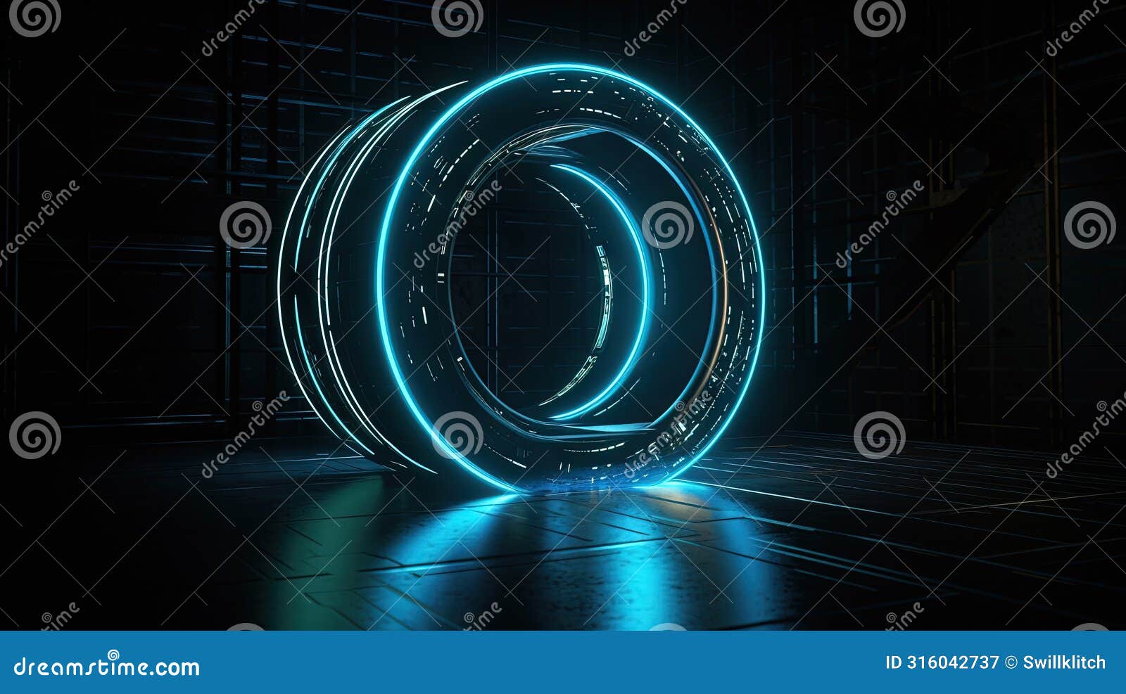 Futuristic Graphic Interface, Technology Abstract. Glowing HUD, Science ...