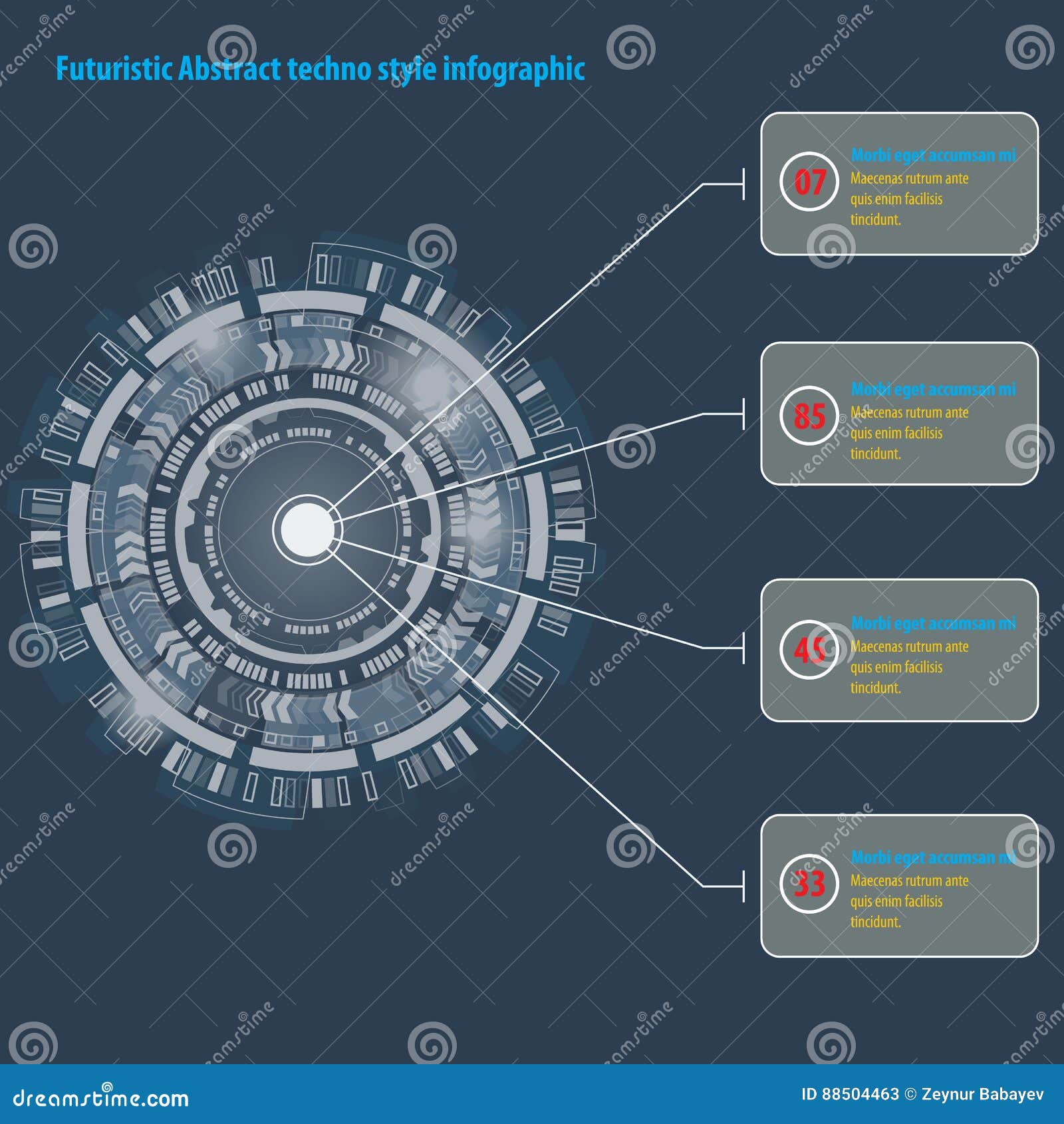 Techno Infographic Green Devil Sri Lanka Stock Photography ...
