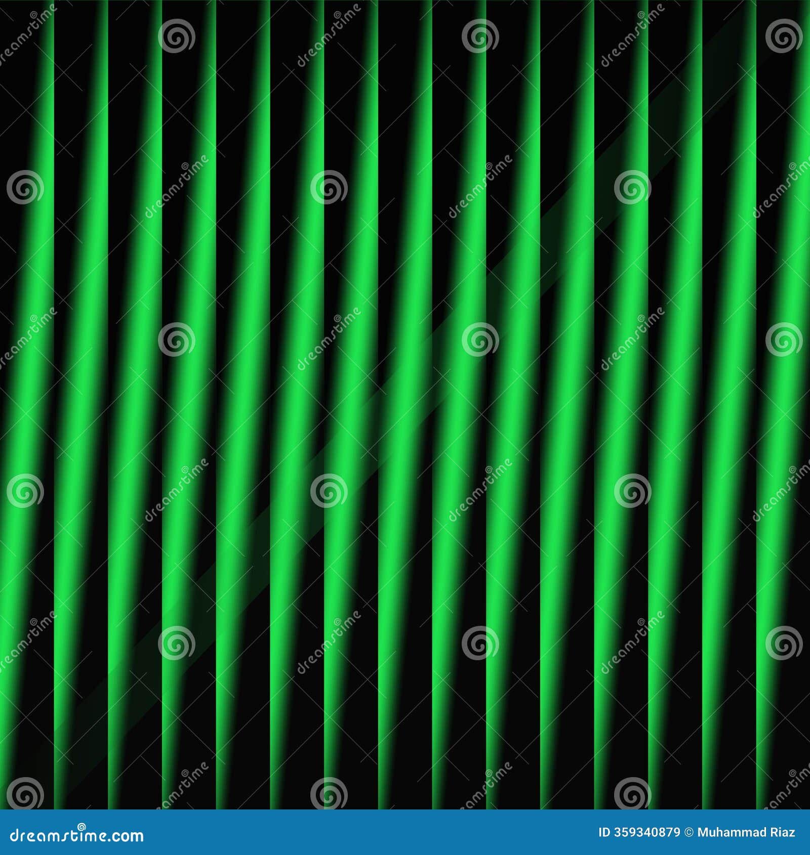 Futuristic Green Light Wave Background Stock Image - Image of pattern ...