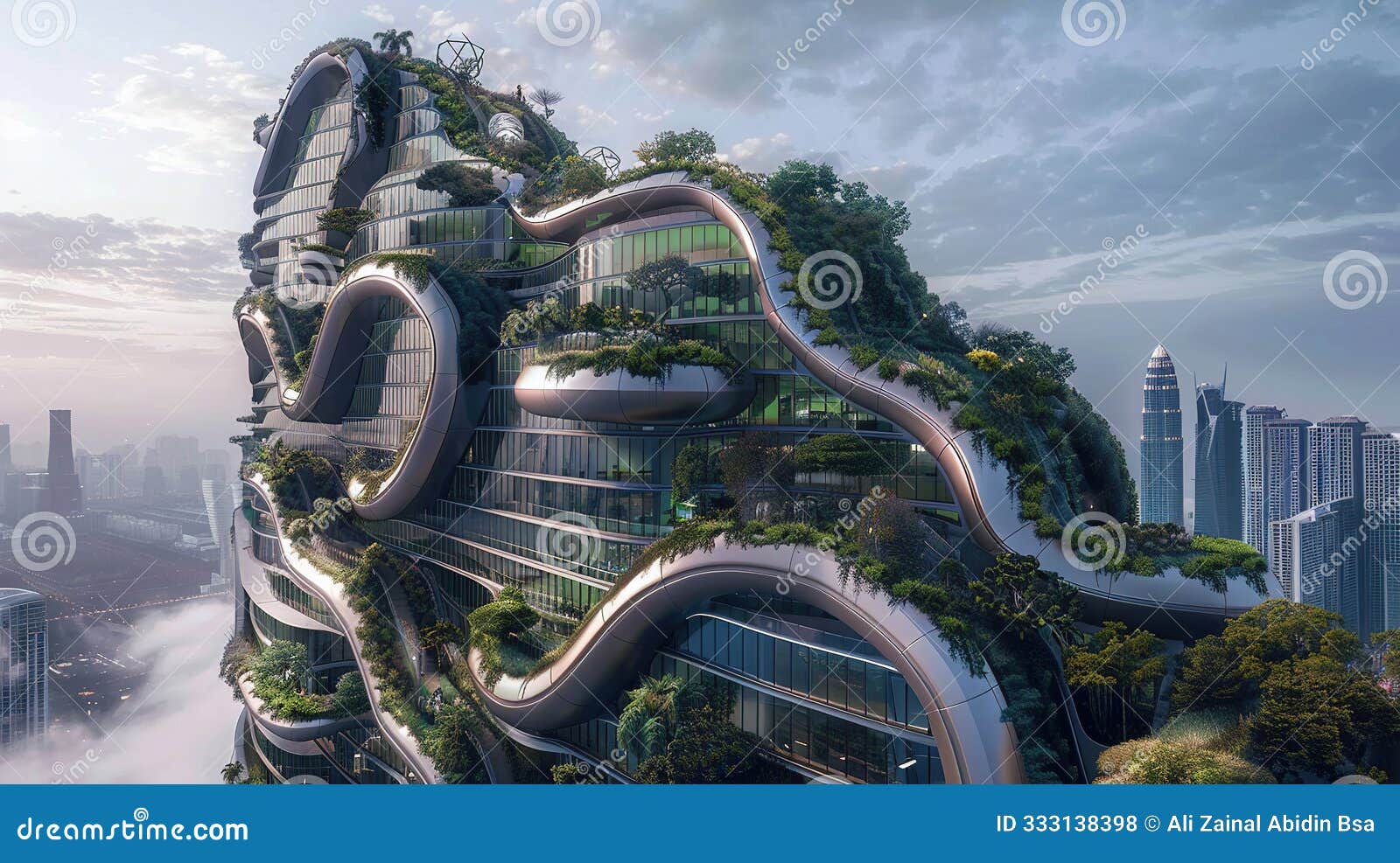 Envisioning A Futuristic City Where Machines Grow Like Trees A Harmonious Blend Of Nature And ...