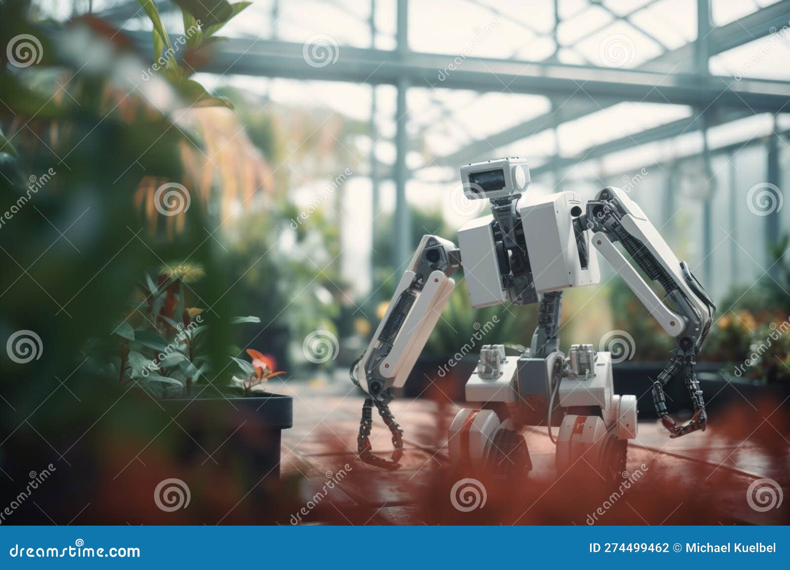 No Robots Here Warning Sign Poster Hand Drawn In Cartoon Style Sad ...