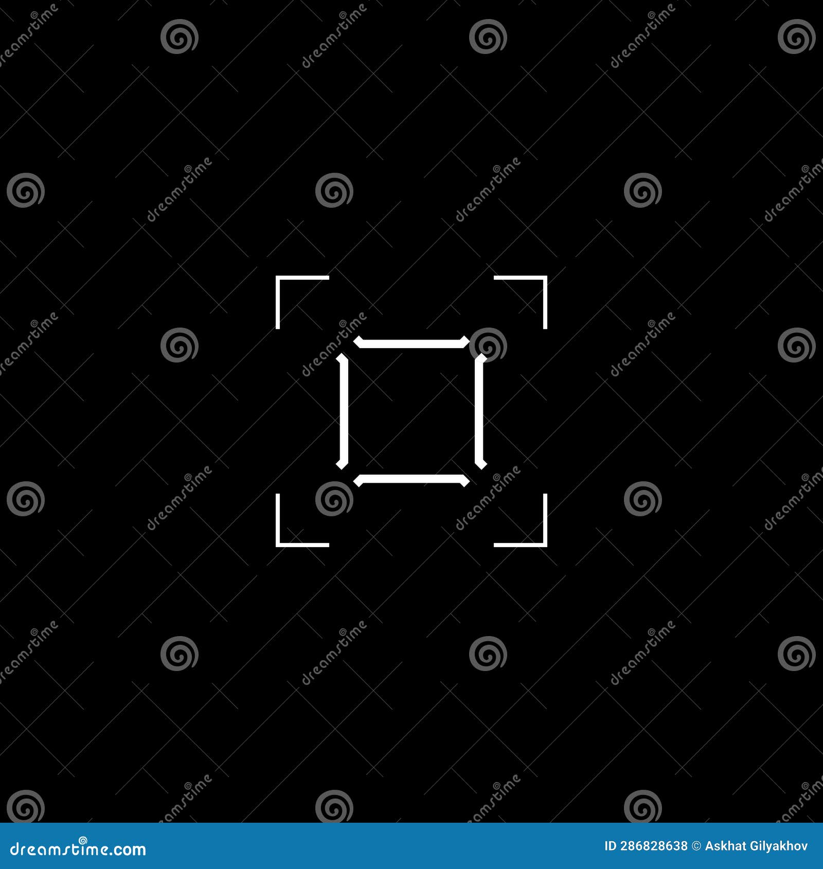 Futuristic GUI Target, Aim, Sight, HUD Reticle, Cyberpunk Aesthetics ...