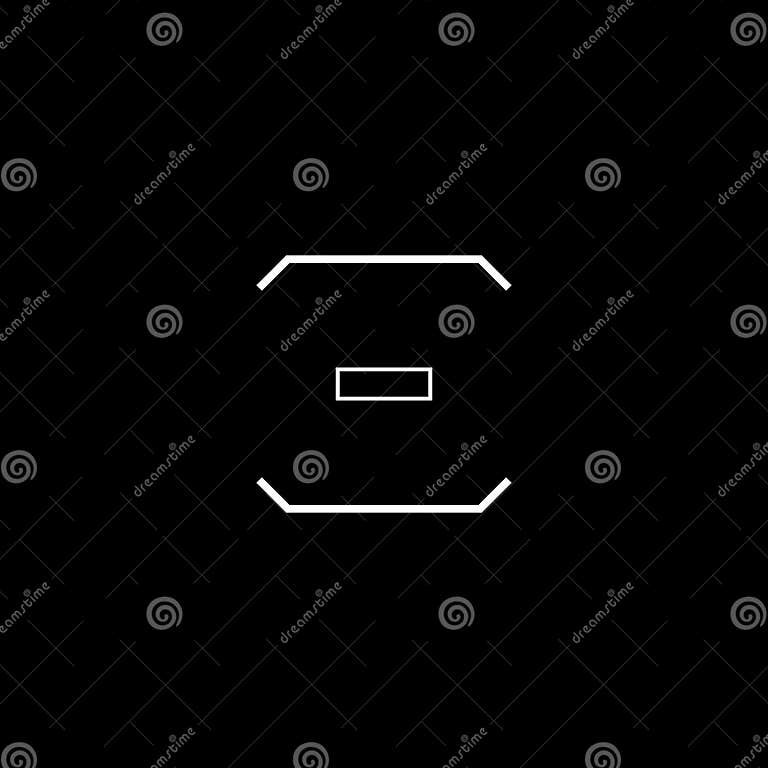 Futuristic GUI Target, Sight, HUD Aim, Cyberpunk Visuals. Stock Vector ...