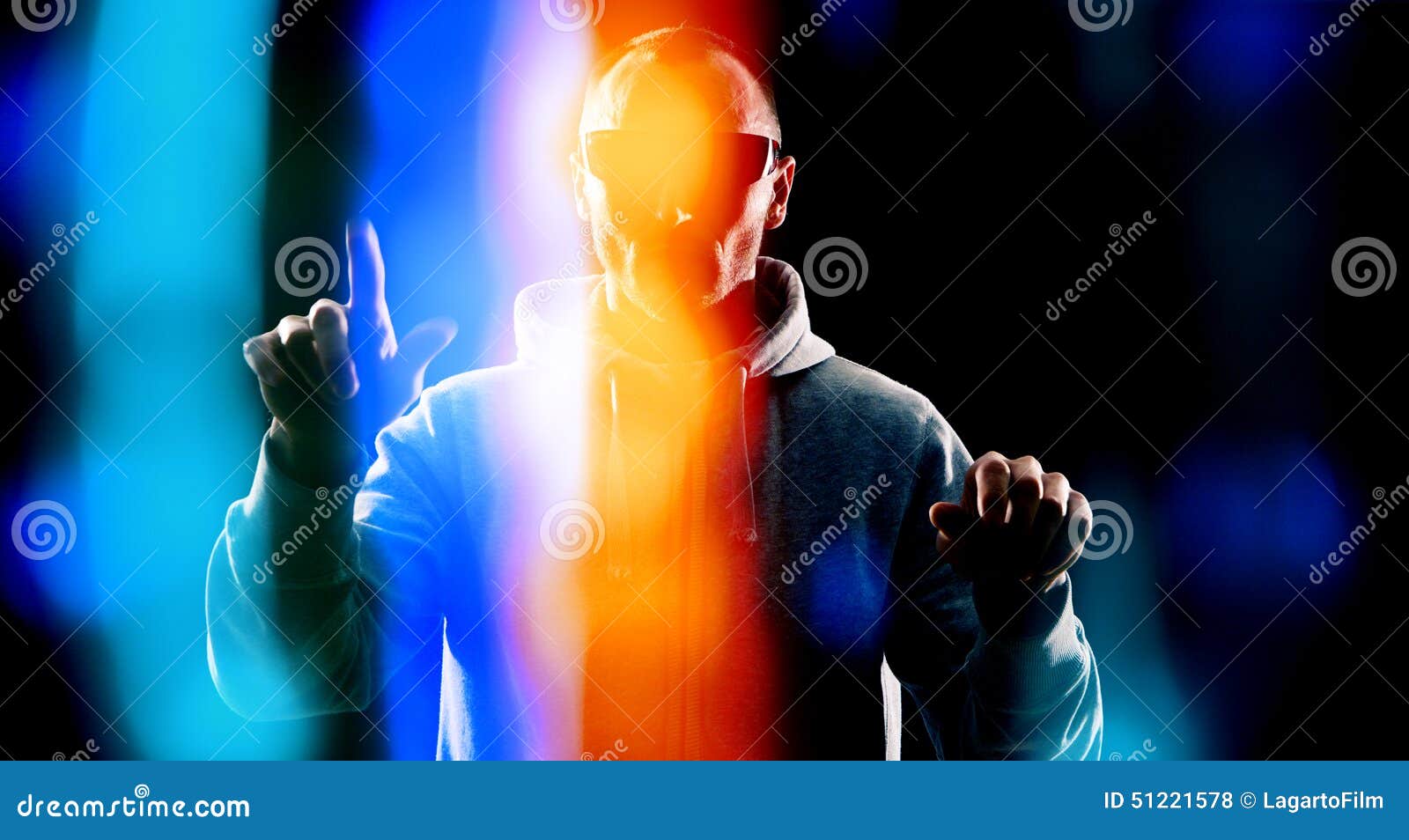 Futuristic Hacker Attack on Cyber Security in Future Stock Photo ...