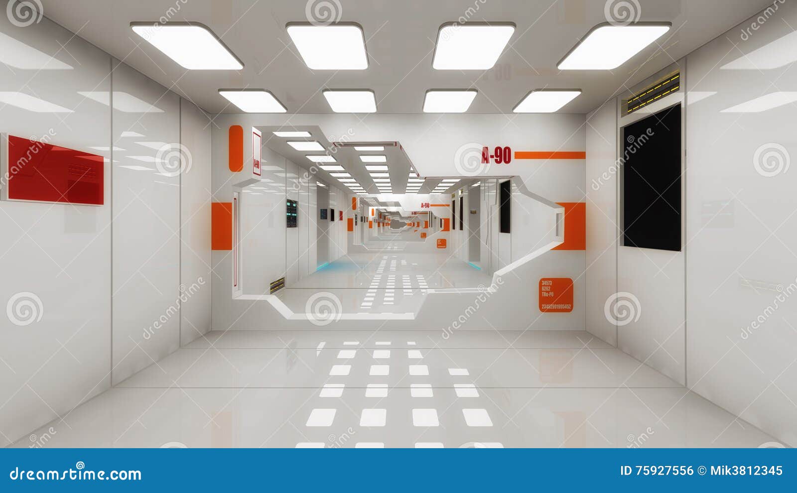 Alien Spaceship Corridor