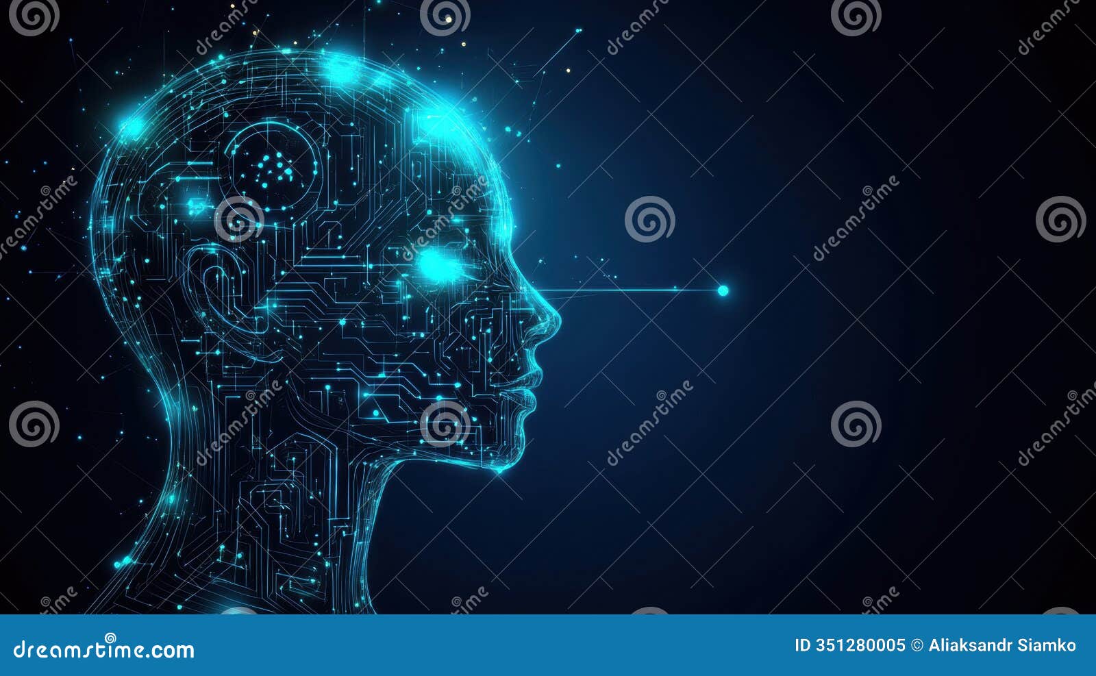 Futuristic Head Graphs Royalty-Free Stock Photo | CartoonDealer.com ...