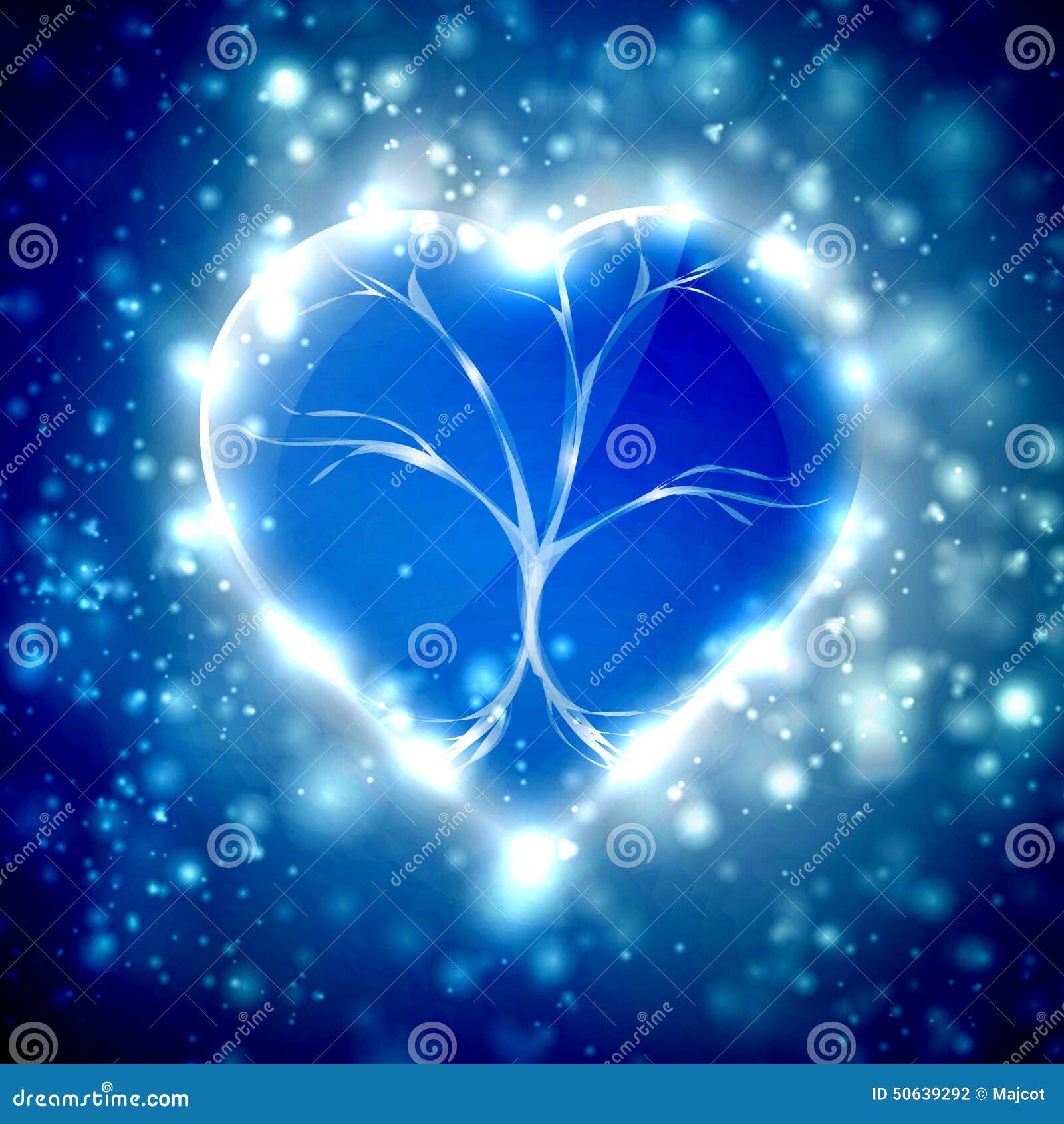 Futuristic Heart Illustration Stock Vector - Illustration of design ...