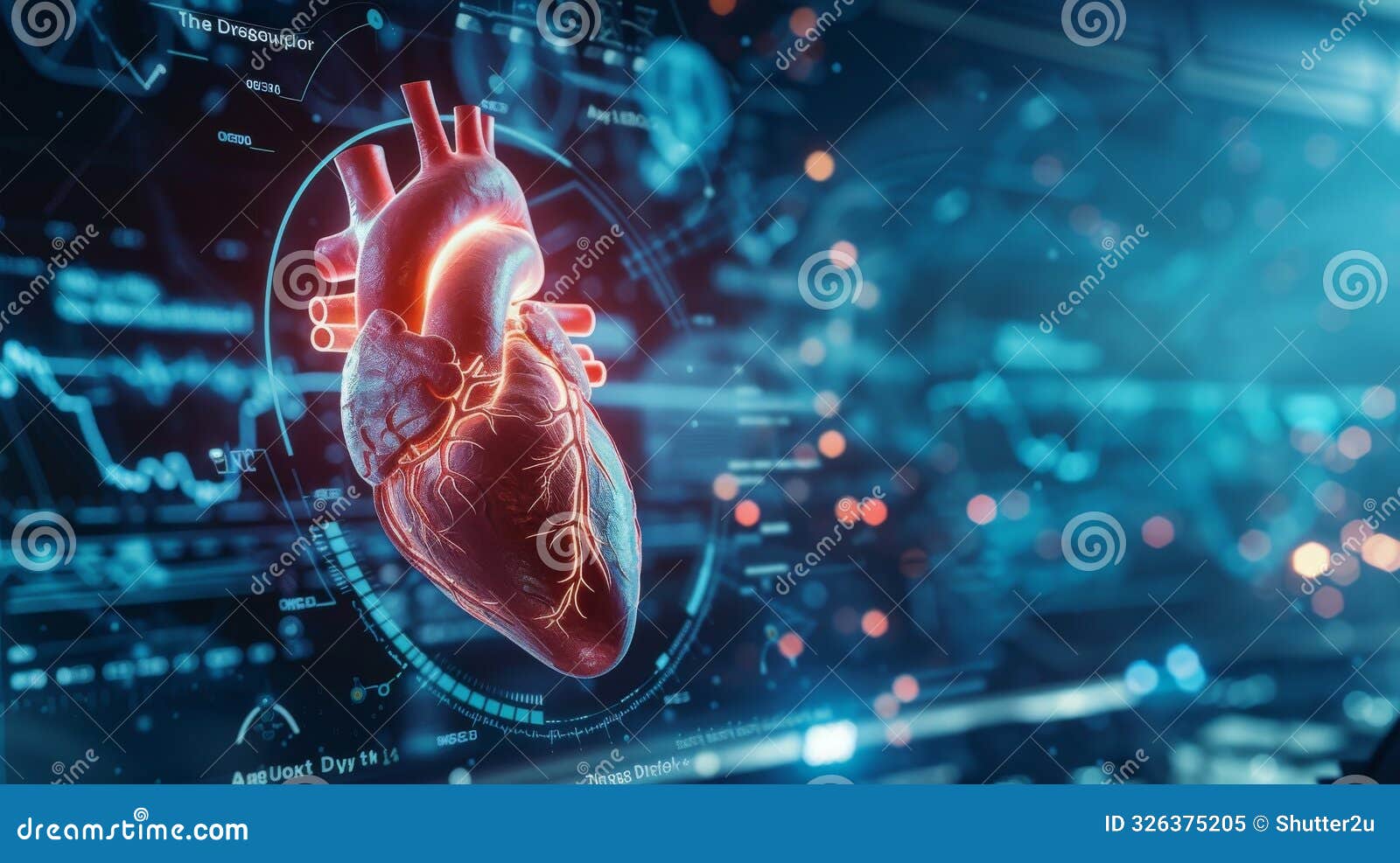 Futuristic Heart Scanner With Advanced AI Capabilities Royalty-Free ...