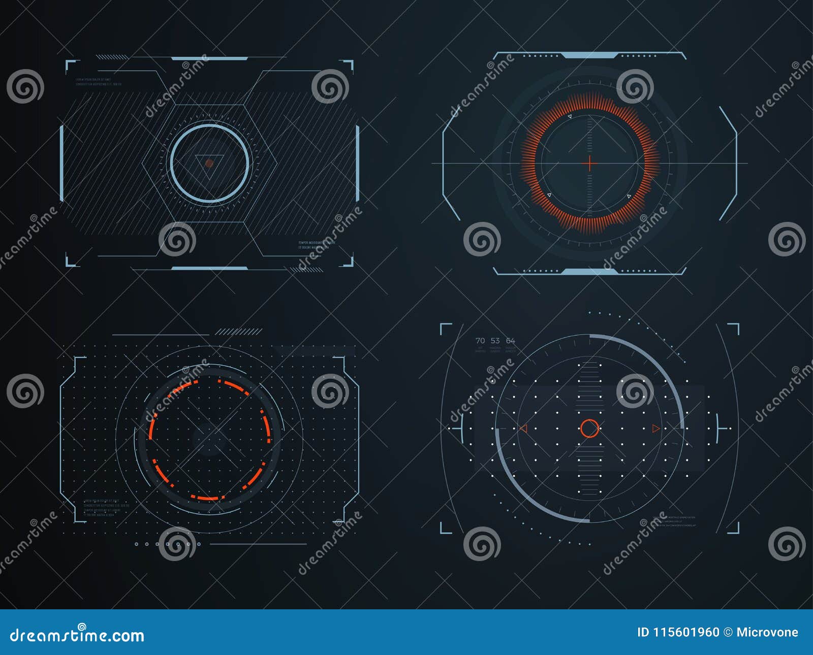 Futuristic Helmet Virtual Reality Headset Logos. Vr Glasses Head ...