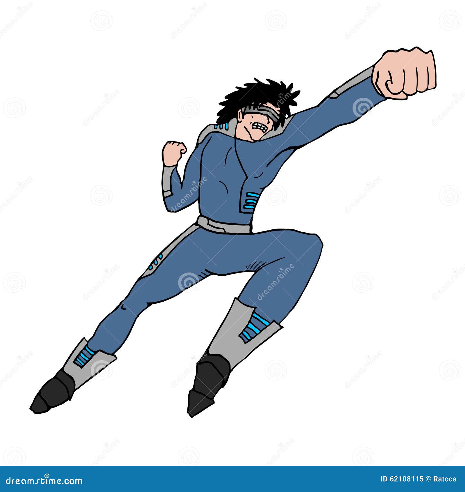 Futuristic hero stock vector. Illustration of creative - 62108115