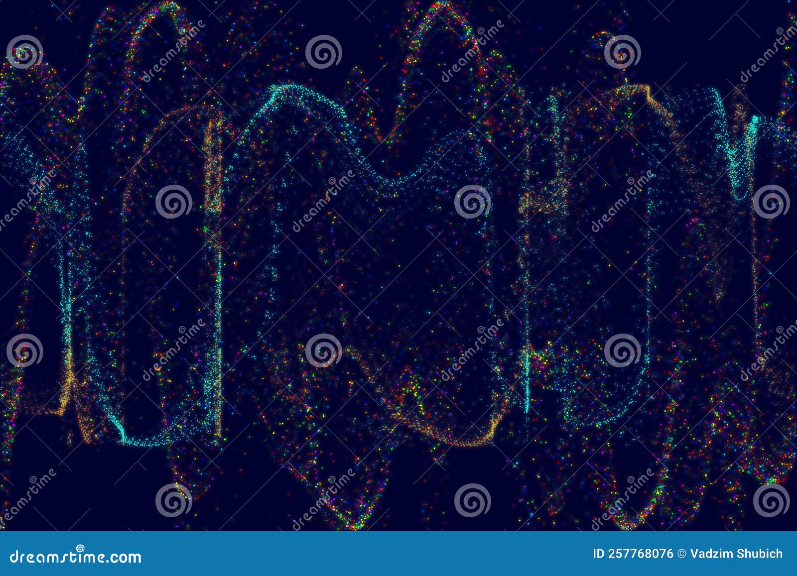 Futuristic Hi-tech Banner. Data Science Abstract Technological ...