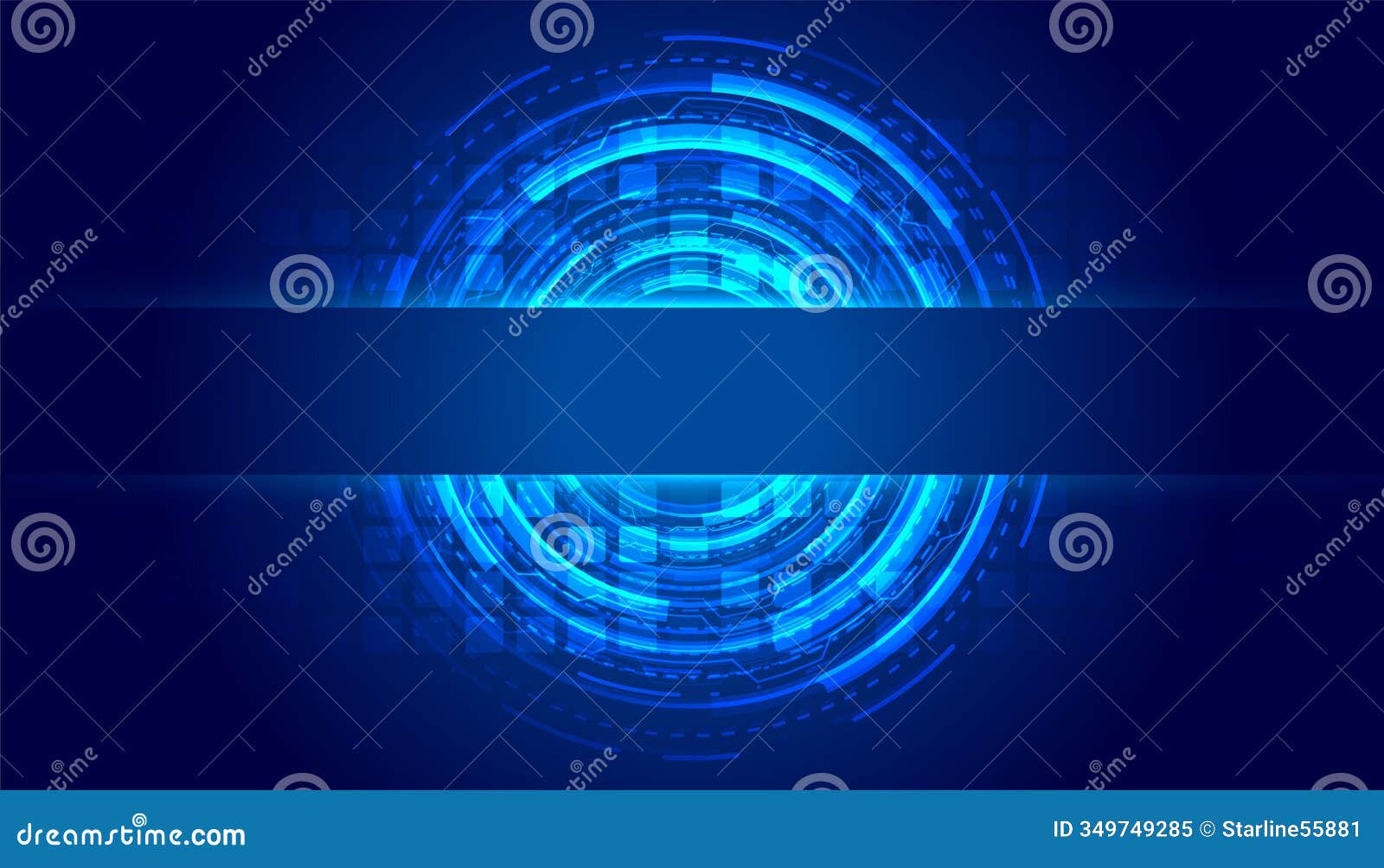 Futuristic High Tech Lines Technology Background Design Stock Vector ...