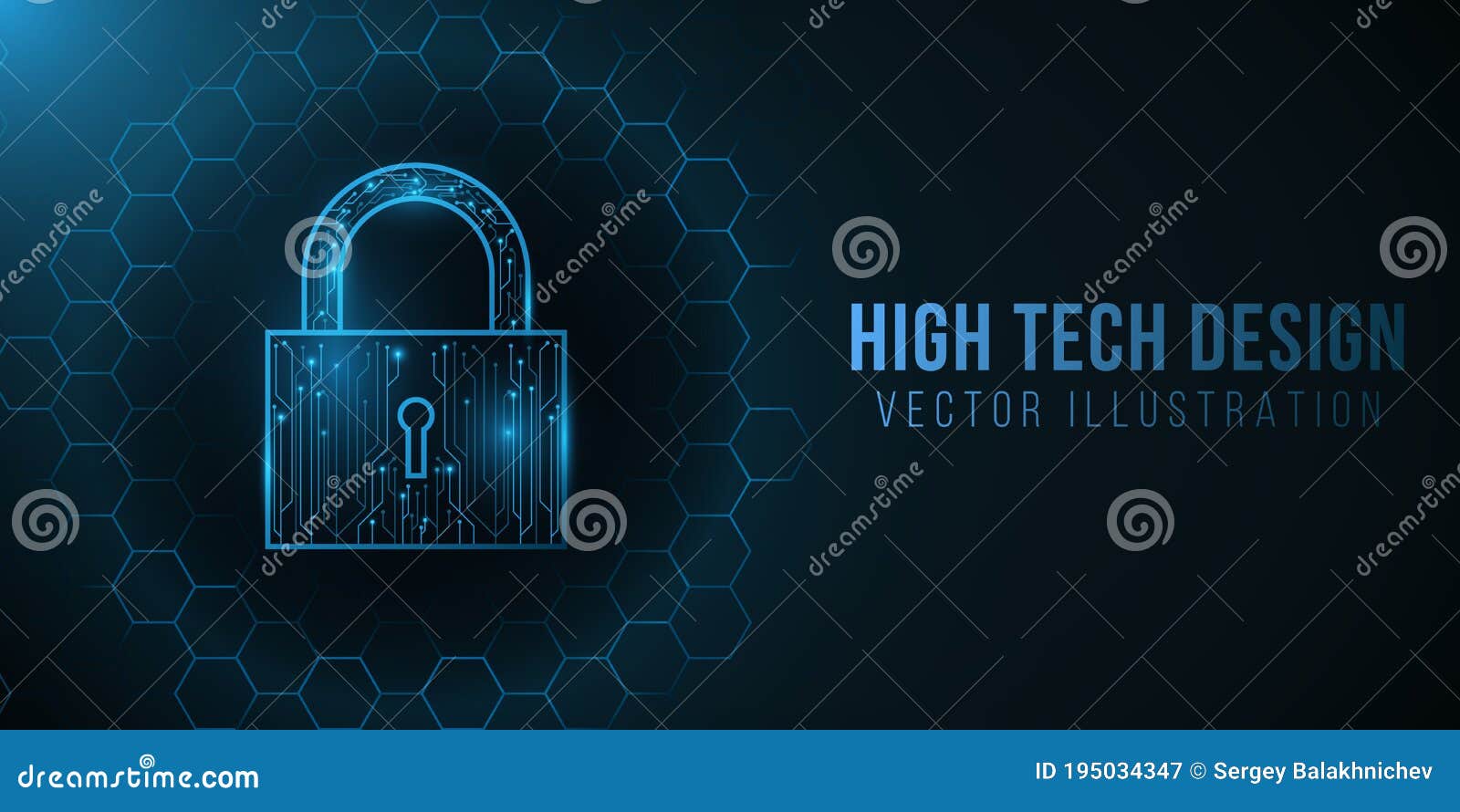 A Futuristic High-tech Lock Made from a Computer Circuit Board ...
