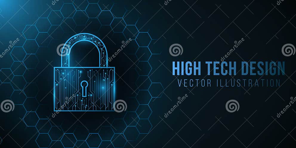 A Futuristic High-tech Lock Made from a Computer Circuit Board ...