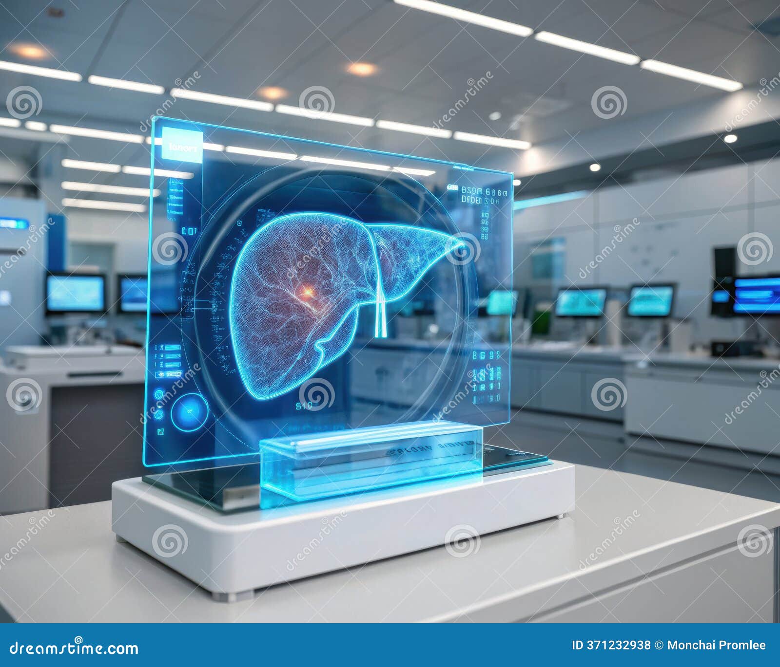 Liver CT And MRI Scan Concept Icon Vector Illustration | CartoonDealer ...