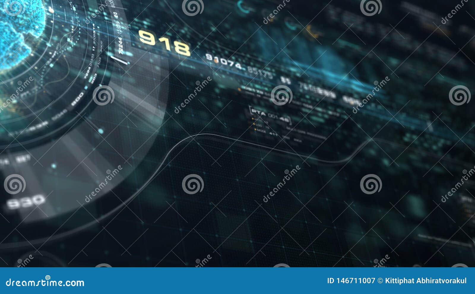 Futuristic Holographic Computer Stock Illustrations – 4,455 Futuristic ...