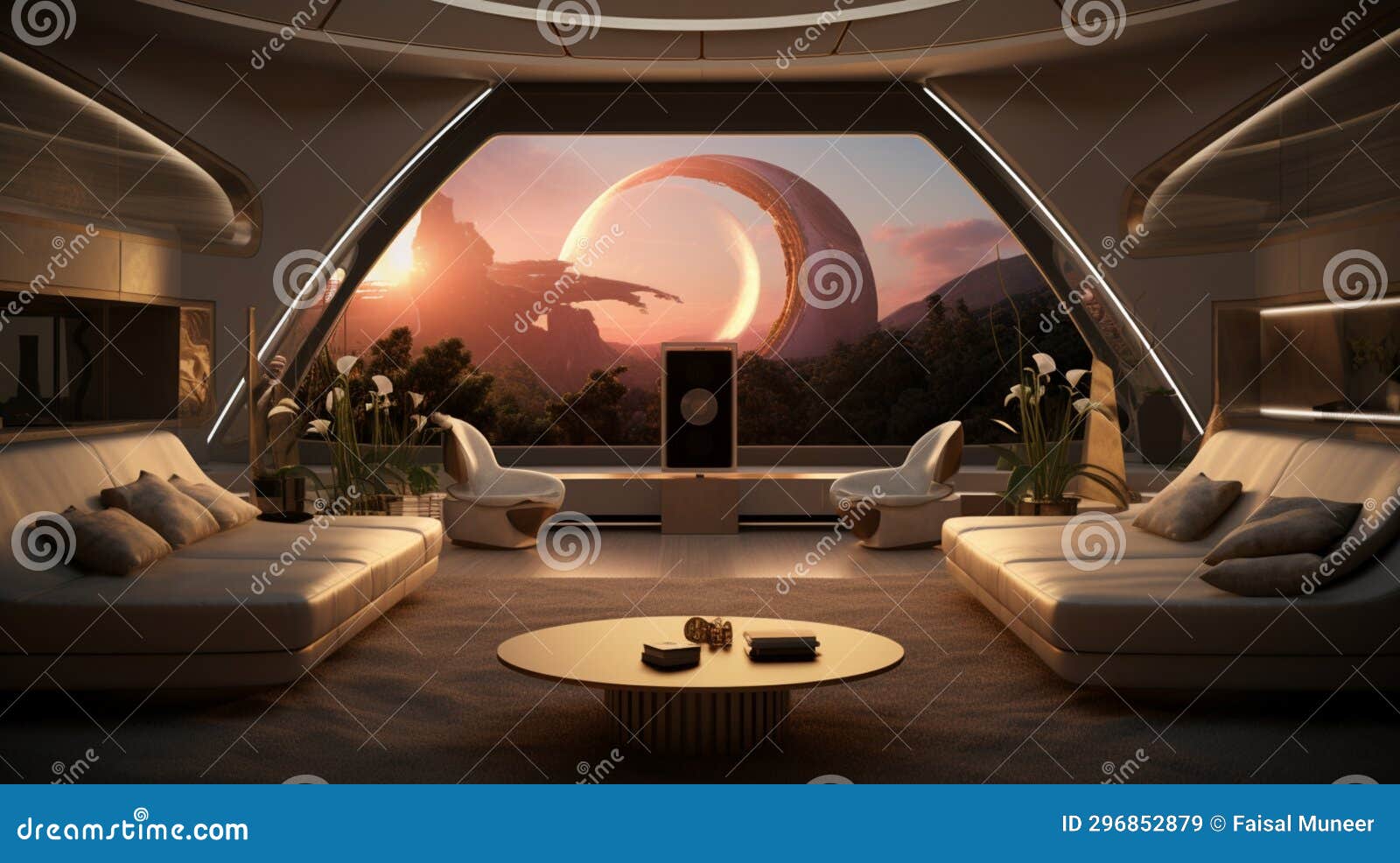 Futuristic Home Renovation, Redesigning Concept With Glowing House Icon ...