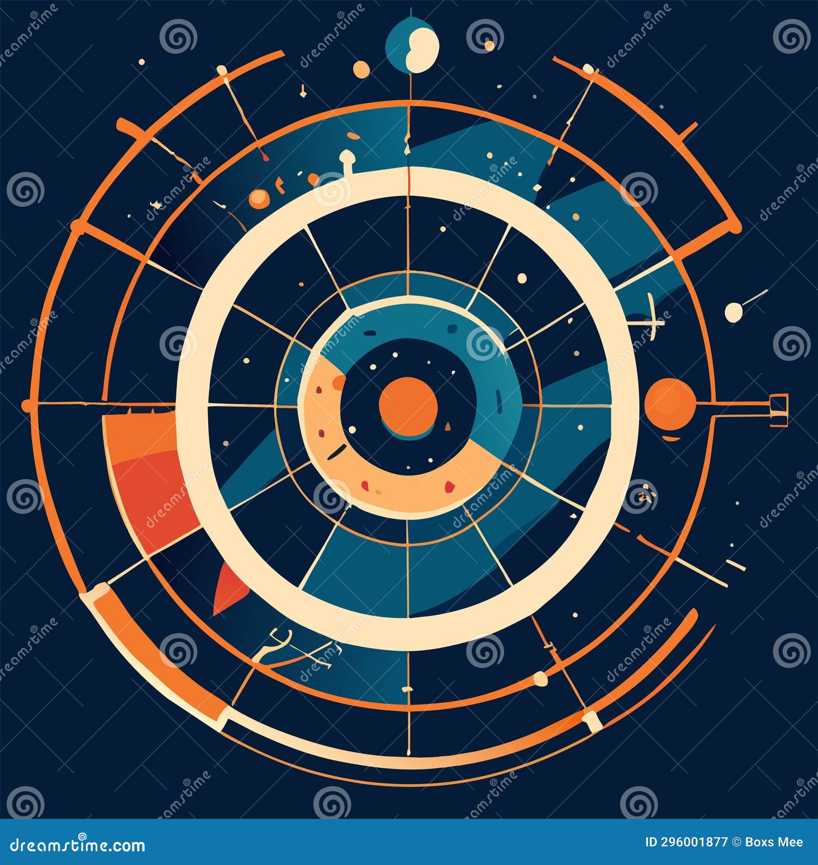 Futuristic HUD Sight. Futuristic Interface. Vector Illustration Stock ...
