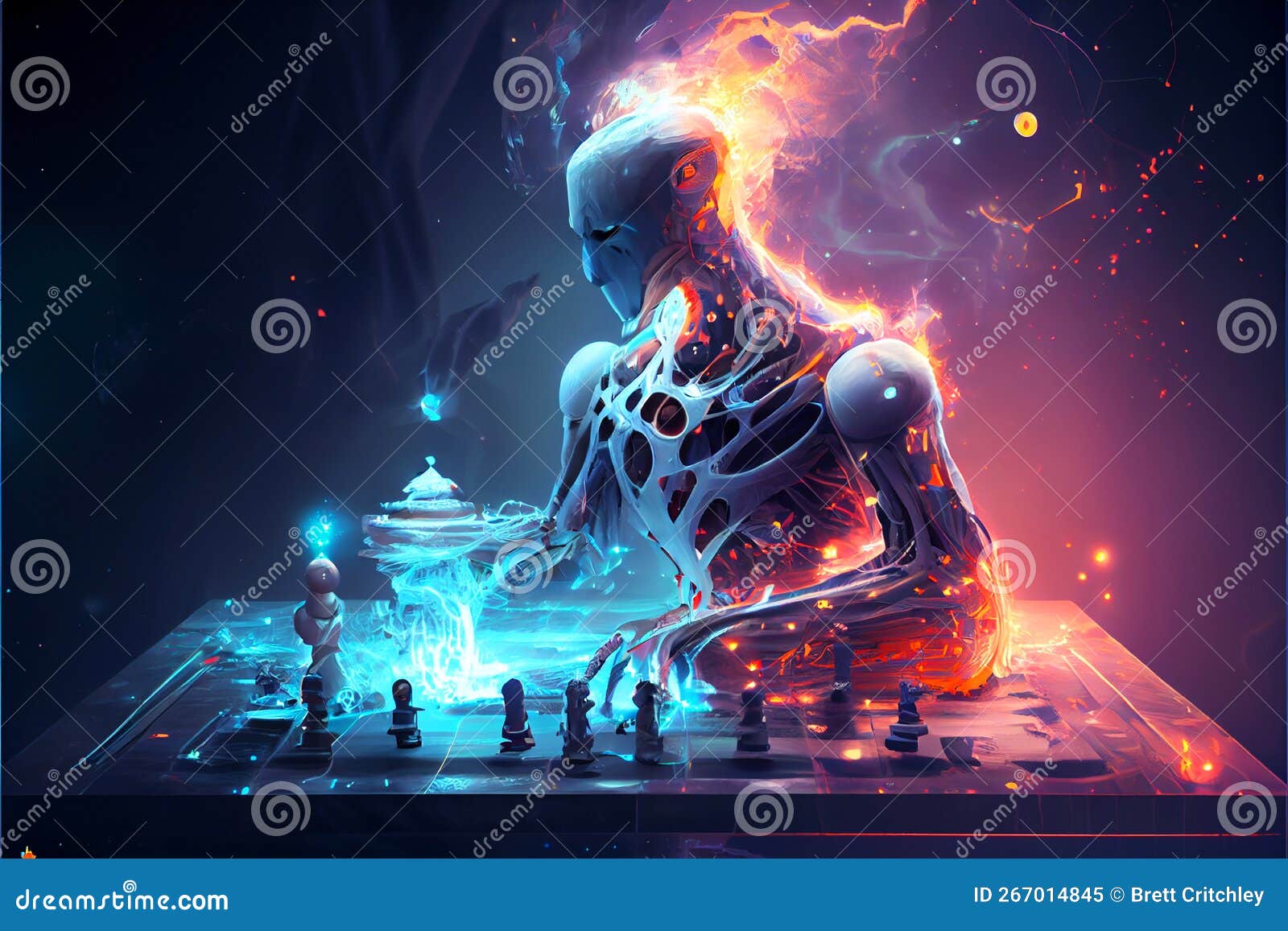 Futuristic Humanoid Robot Cyborg Ai Artificial Intelligence of the ... Futuristic Humanoid Robot Cyborg Ai Artificial Intelligence of the ...