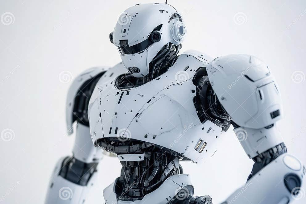 Futuristic Humanoid Robot Displays Advanced Design and Engineering in a ...