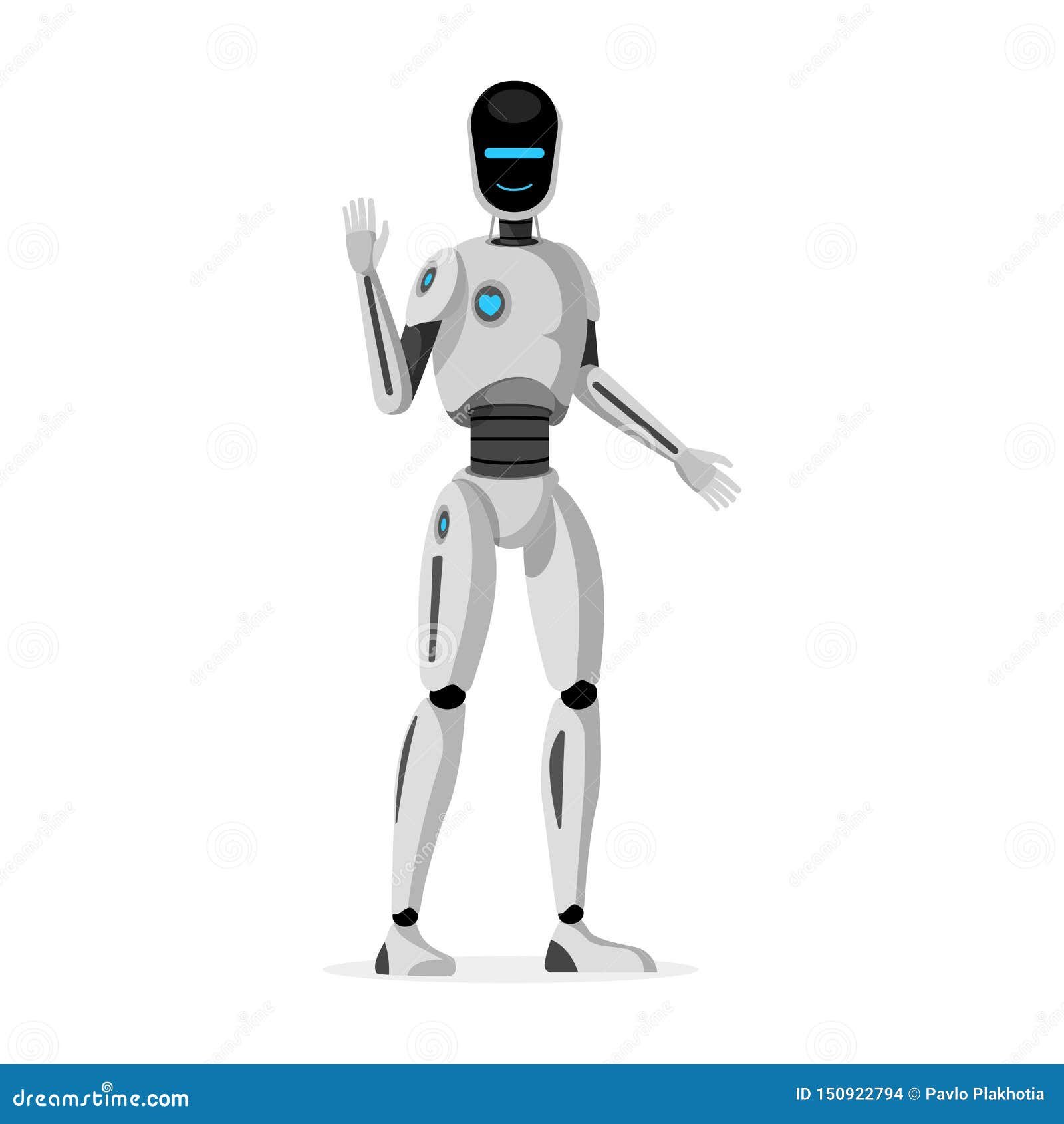 Futuristic Humanoid With Artificial Intelligence Technology Concept. A ... Futuristic Humanoid With Artificial Intelligence Technology Concept. A ...