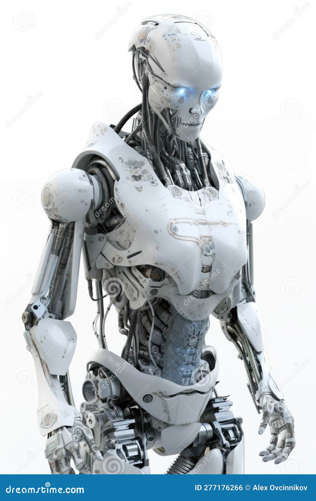 Futuristic Humanoid Technology in Hyperrealistic Octane Render. Perfect ...